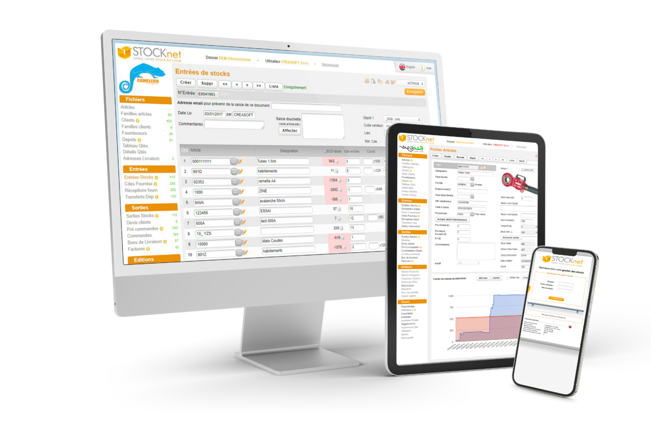 Accueil - Stocknet, logiciel de gestion des stocks français
